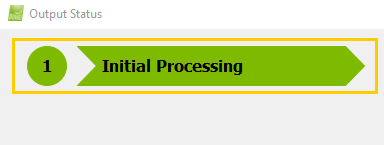 Menu Process > Output Status... - PIX4Dmapper